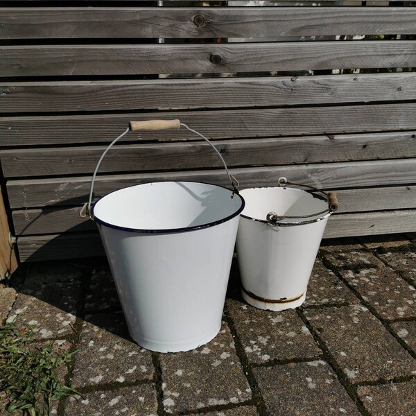 Enamel Bucket - Etsy