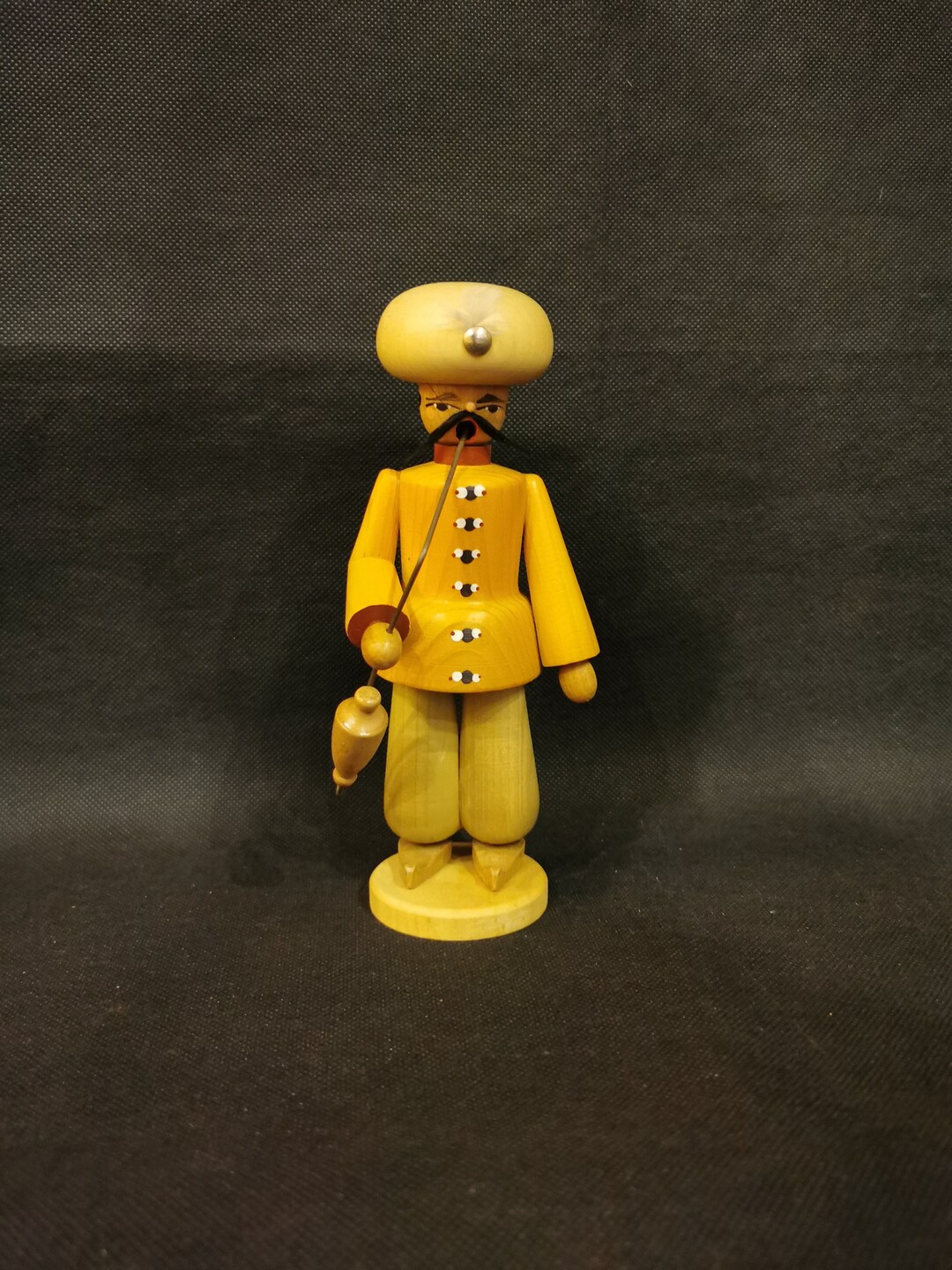 Smoker Smoker Smoker Figure Wood Handmade Erzgebirge Turk Turban ...