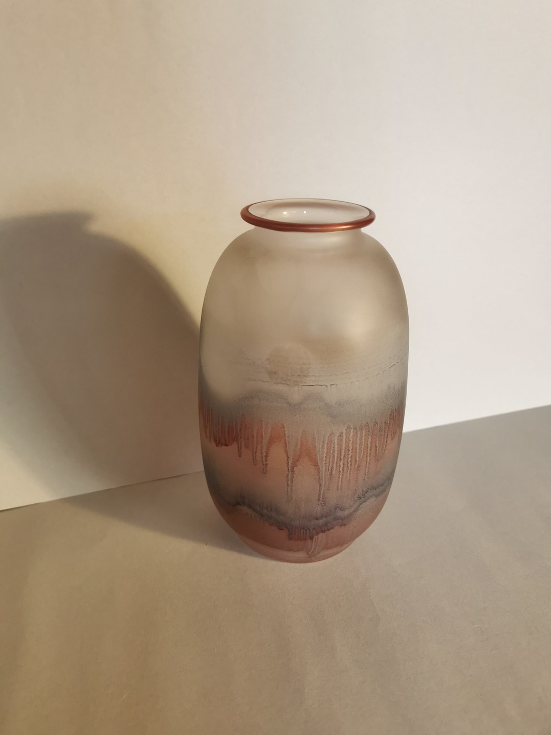 Goebel Glass Vase 70s Flower Vase Table Vase Rarity - Etsy