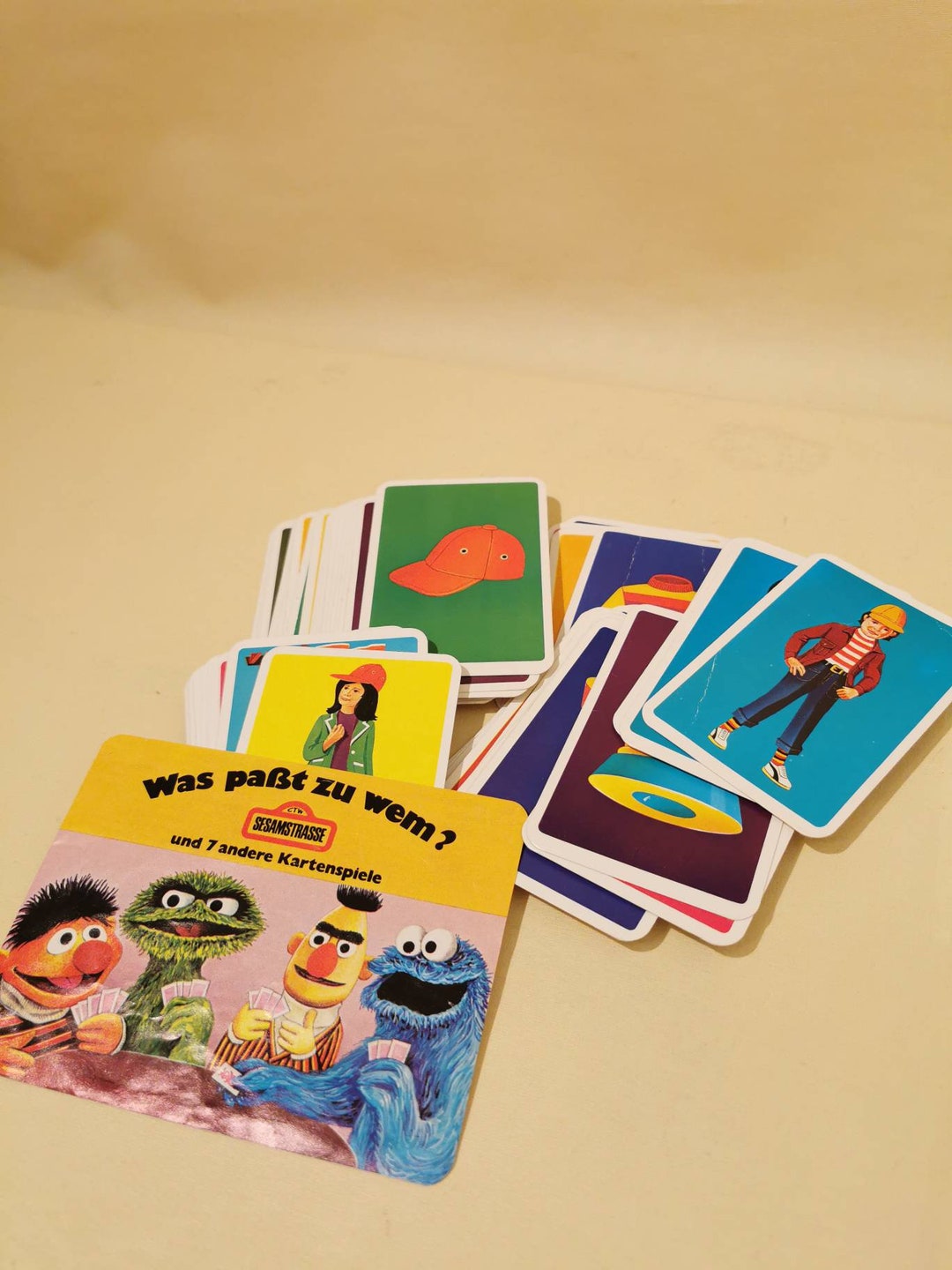 Card Game Sesame Street so Cute 70s - Etsy