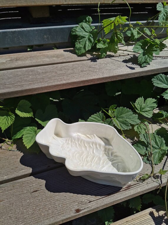 Antique Large Ceramic Pudding Mold Fish Marketed Art Deco | Etsy