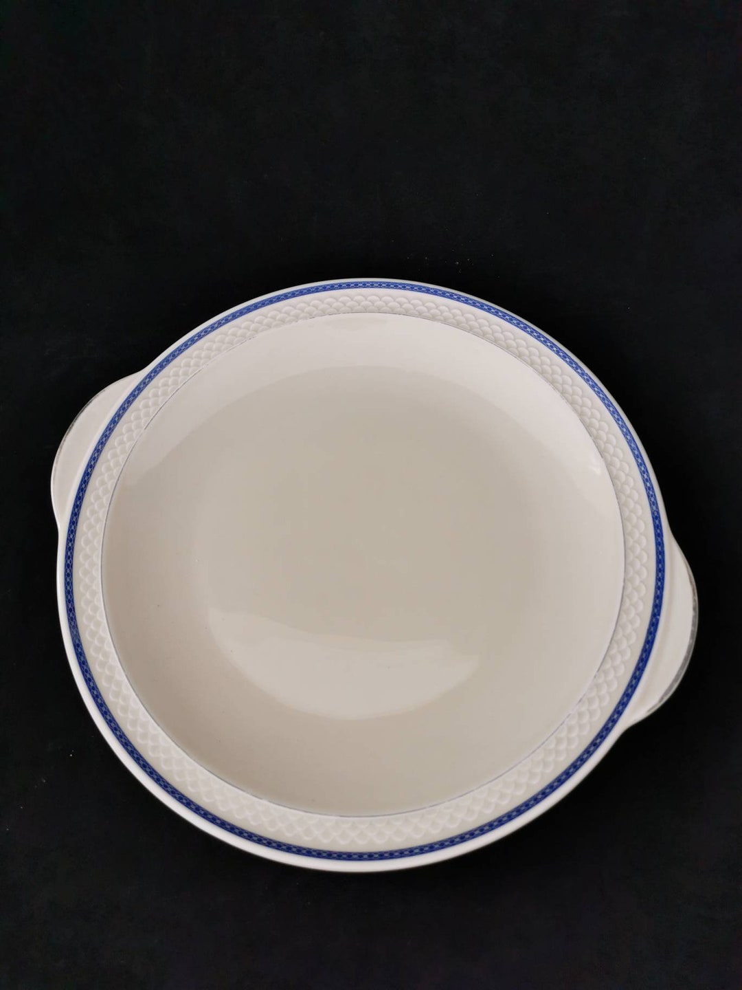 Thomas Ivory Porcelain Cake Plate Vintage 70s Retro Design - Etsy