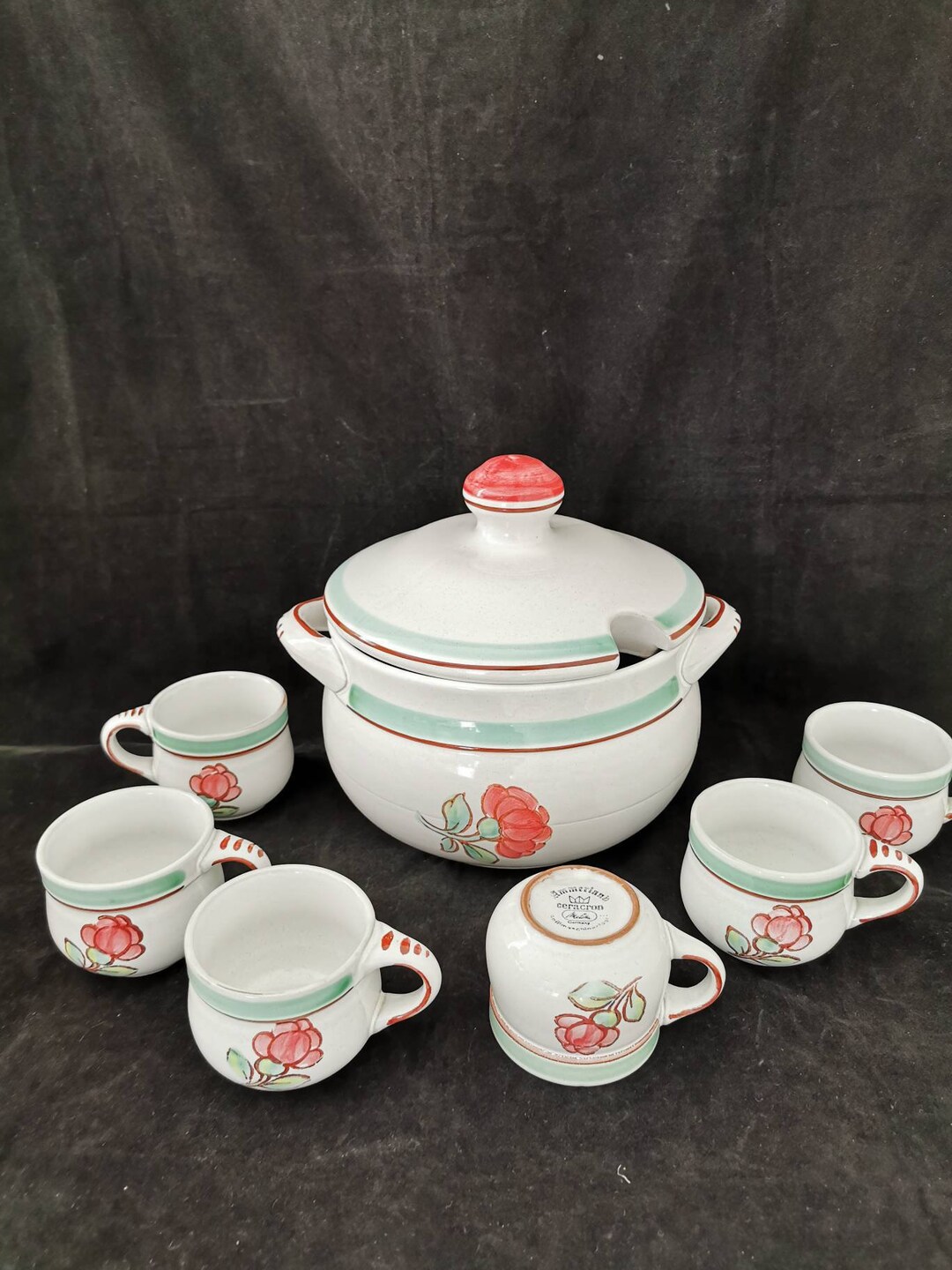 Melitta Bowl Set Ceracron Ammerland 60s Bowl Set Vintage Rarity - Etsy