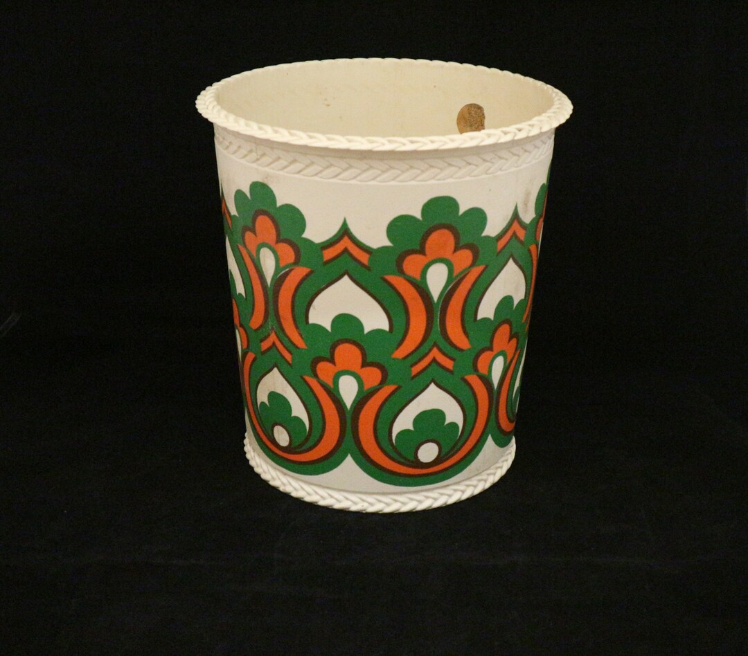 Emsa Rubbish Bin 70s Retro Design Vintage Colorful Rubbish Bin Rubbish ...