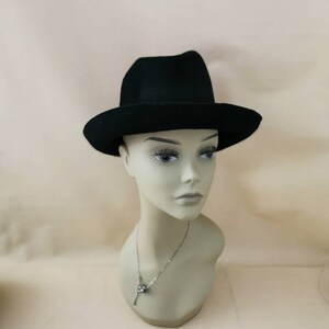 Vintage Women's Hat Felt 54 Cm Traditional Hat Simply Pimp It Up - Etsy