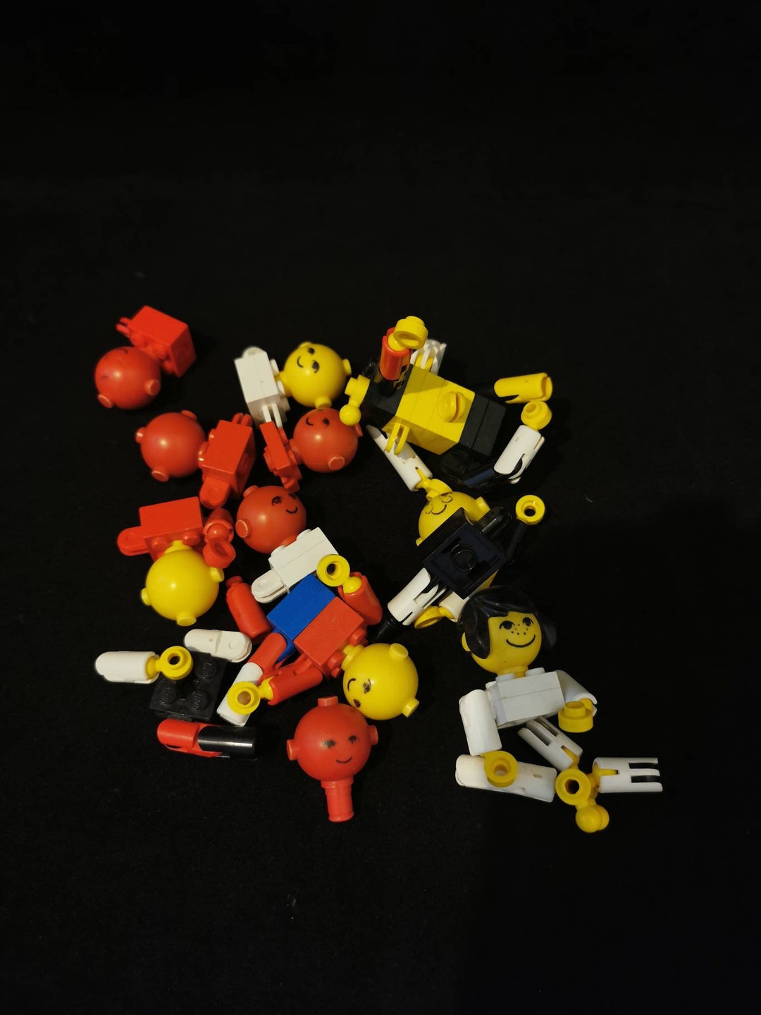 Colección de antiguas figuras de Lego de la década de 1970 - Etsy España