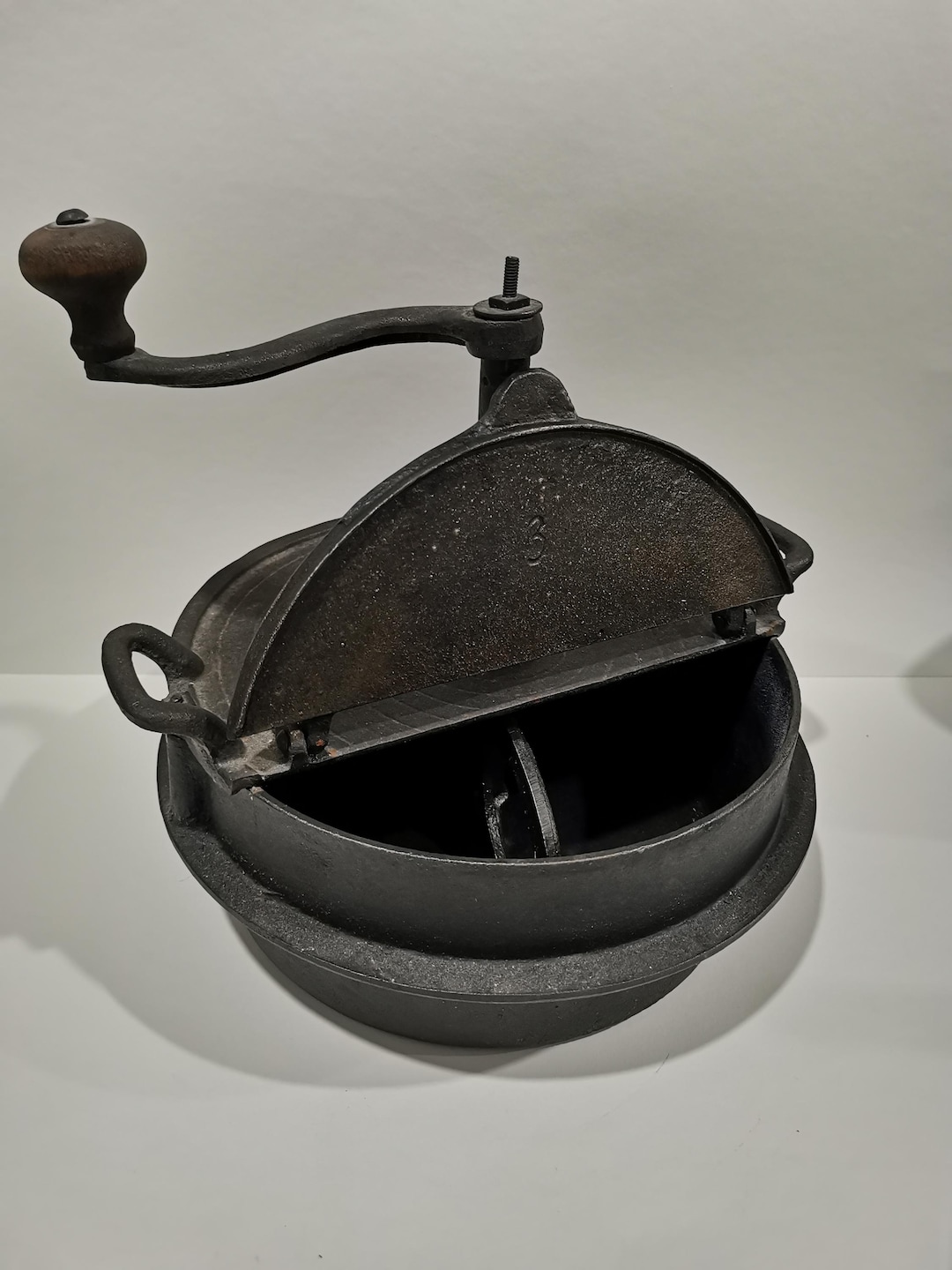 Beautiful Old Shabby Coffee Roaster Cast Iron Rotatable - Etsy