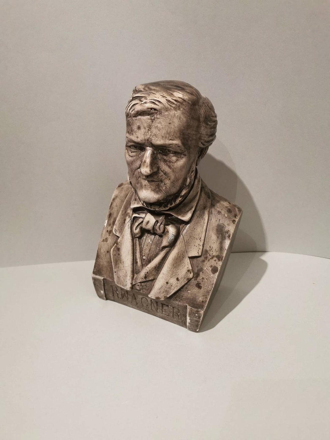 Vintage Head Sculpture Richard Wagner Face Collectible Plaster Bust Art ...