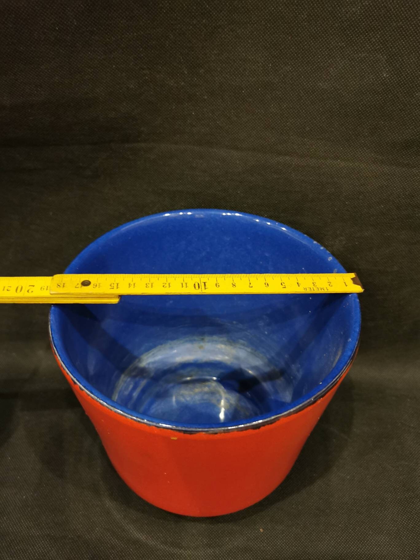 Original Red Ceramic Flower Pot Planter West German Pottery - Etsy