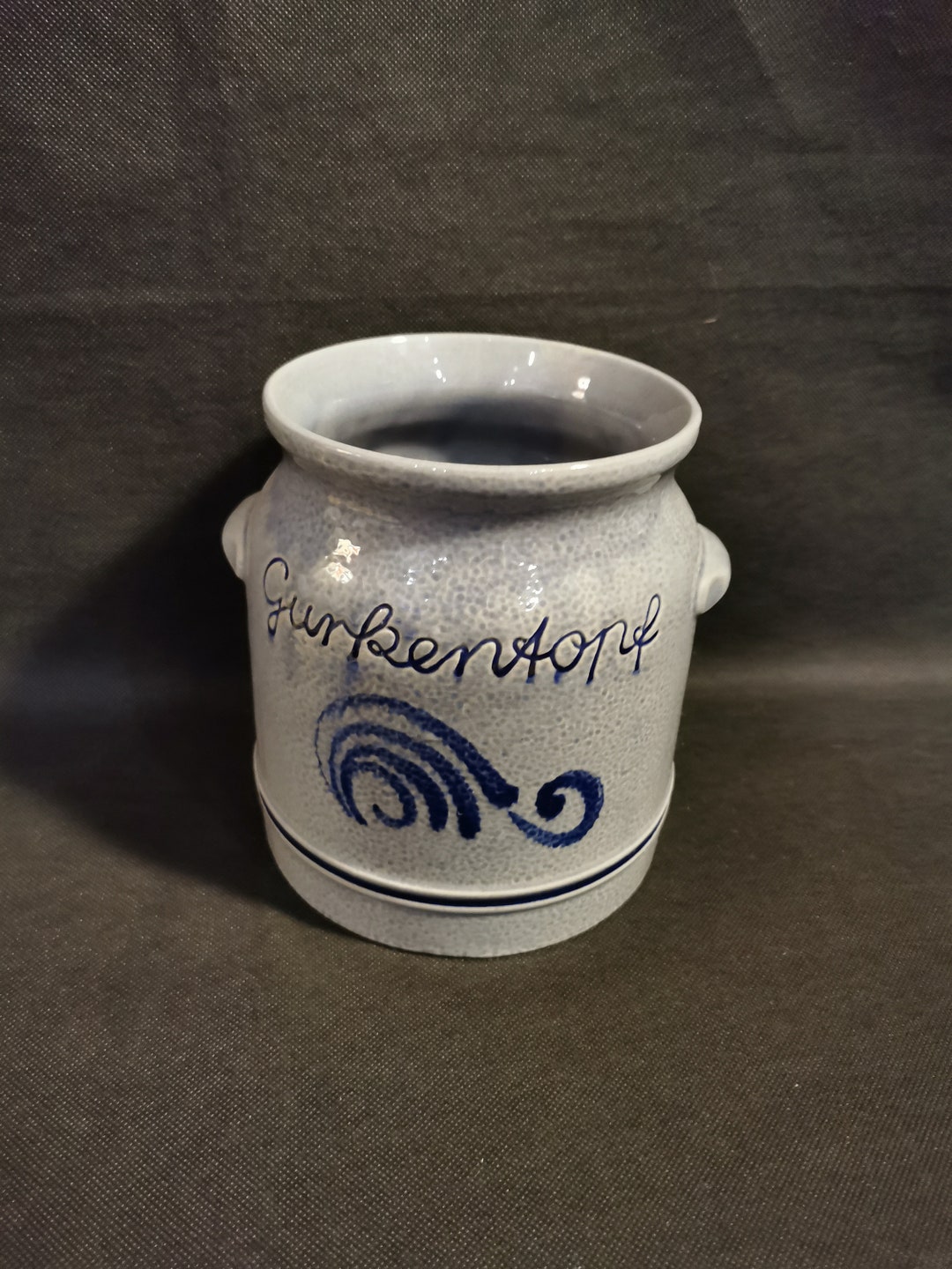 Great Westerwald Salt Glaze Cucumber Pot Earthenware Lard Pot Shabby - Etsy