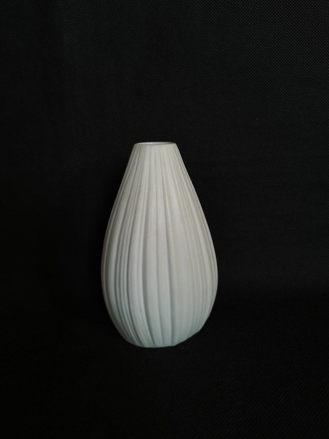 Rosenthal Vase Vintage Studio Line Bisquit Porcelain Op Art Grooved ...