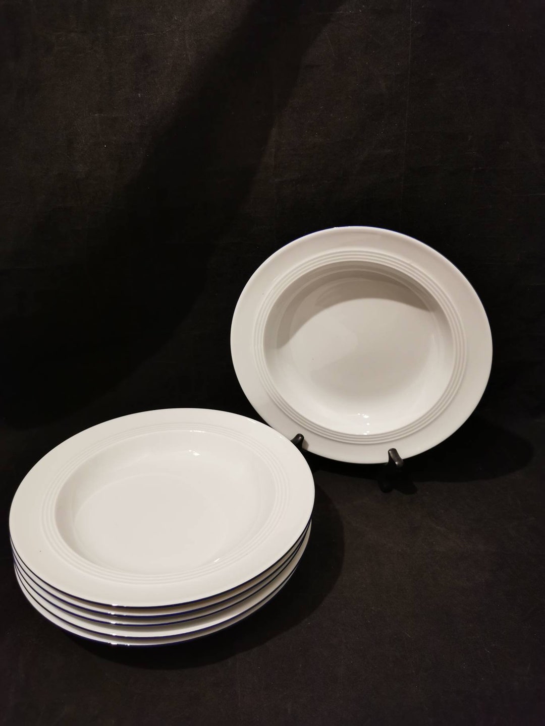 4 Soup Plates, Deep Plates, Dinner Plates Friesland Jeverland Kleine ...