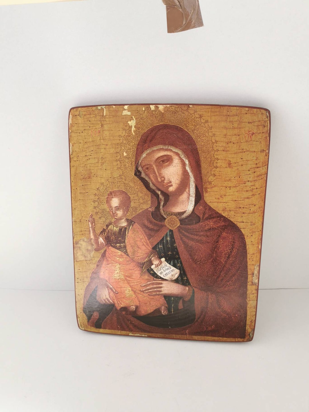 Magical Icon Vintage Maniera Greca Reproduction Holy Image Icon Holy ...