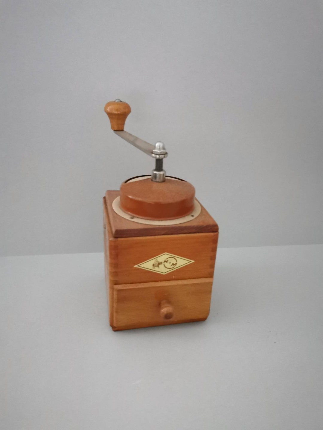 Magical Antique Mocha Grinder Coffee Grinder Wood Shabby Pimp It up ...
