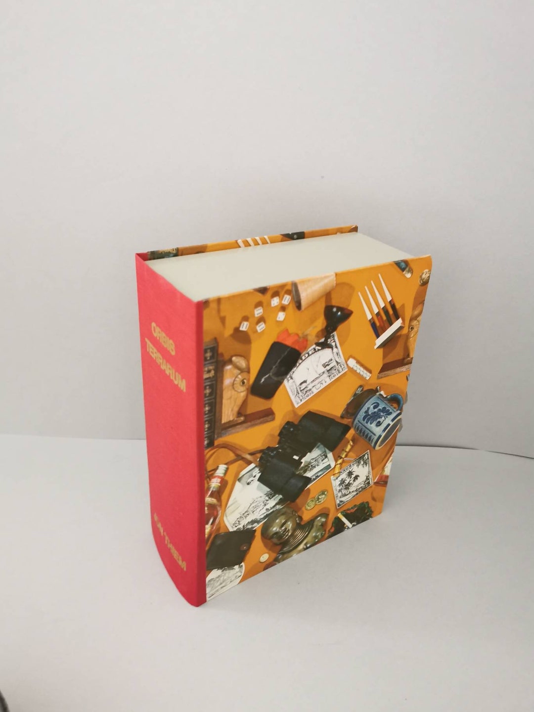 Vintage Book Stash Money Cassette Metal Cash Box Secret Cash Box Book ...