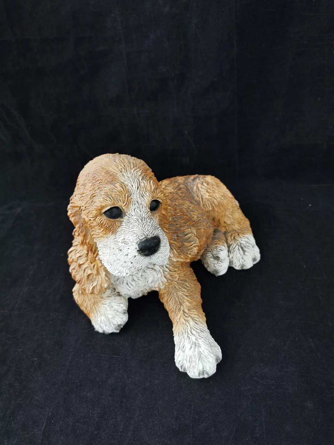 Lifelike Castagna Collection Decorative Figure Dog Puppy 23 Cm Cm Lying ...