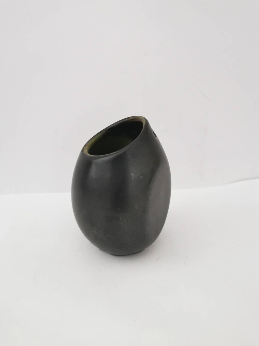 Vase Wall Vase Corner Vase 50s Bavaria Black and White Rockabilly ...