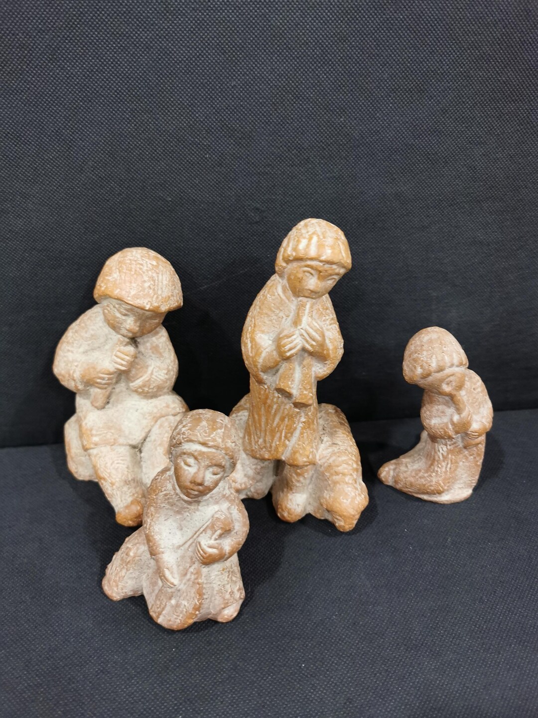 4 Figures Musicians Ceramic Josef Fischedick Musicians Clay Pottery ...