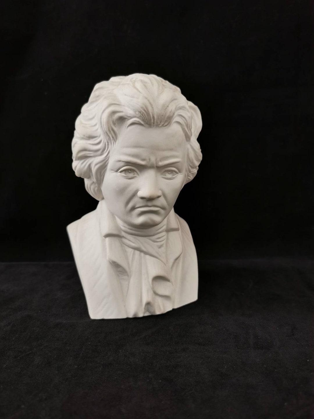 Vintage Head Sculpture Beethoven 60s Face Collectible Plaster 18 Cm ...