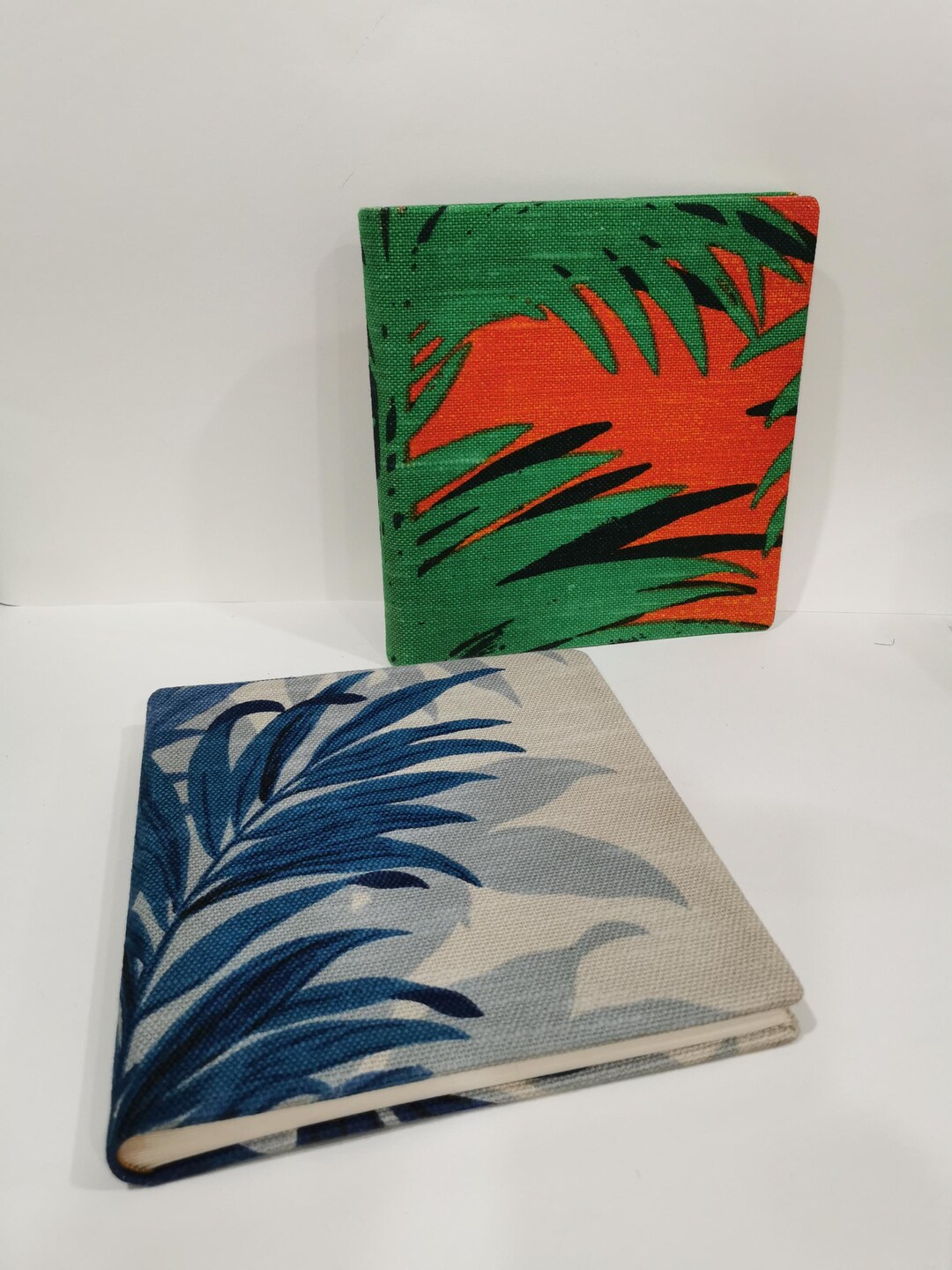 Old Photo Albums With Textile Structure Colorful 70s 2 Pieces - Etsy