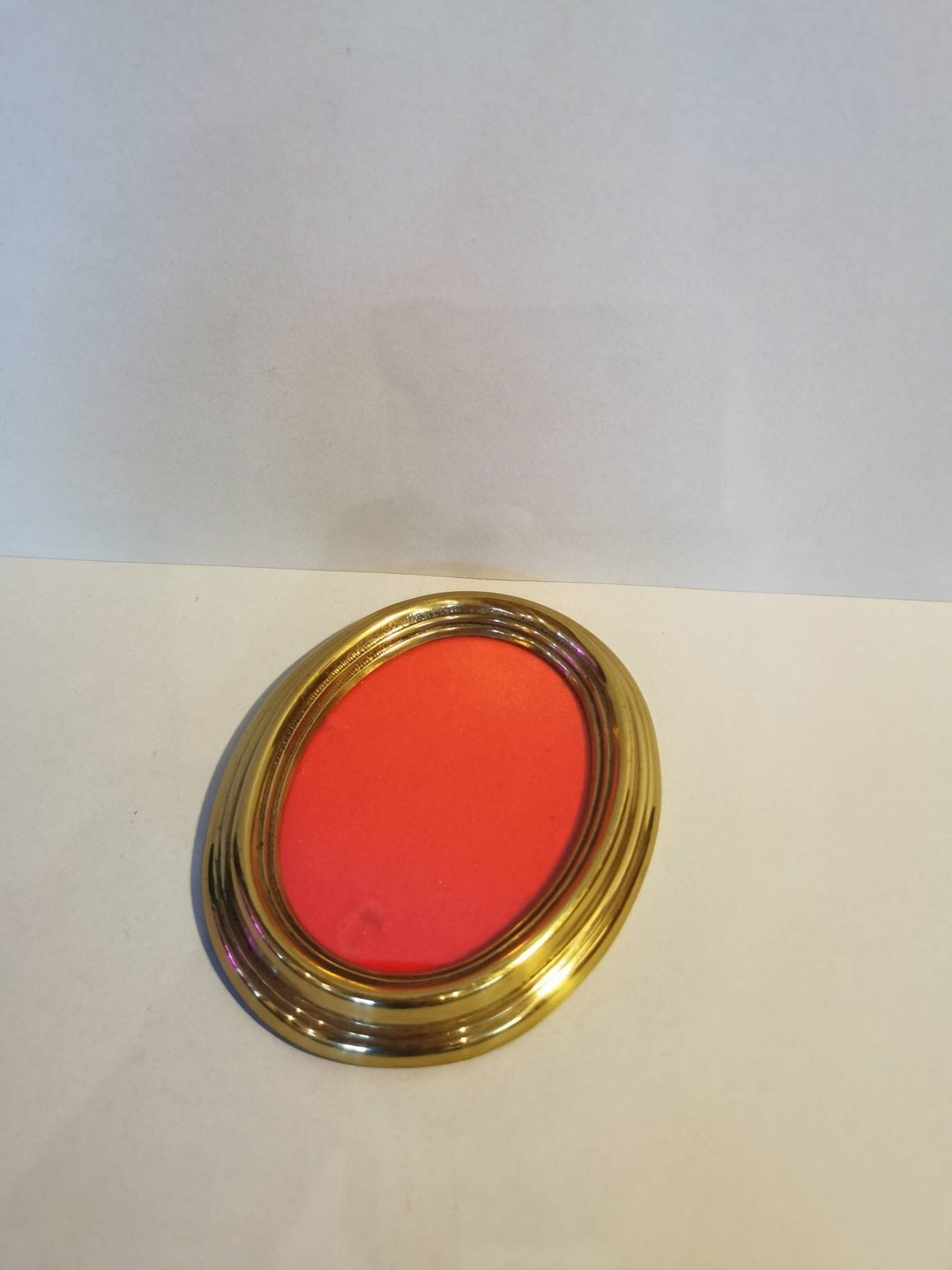 Oval Brass Frame Ancestral Gallery Solid Brass Gold Frame Photo Frame ...