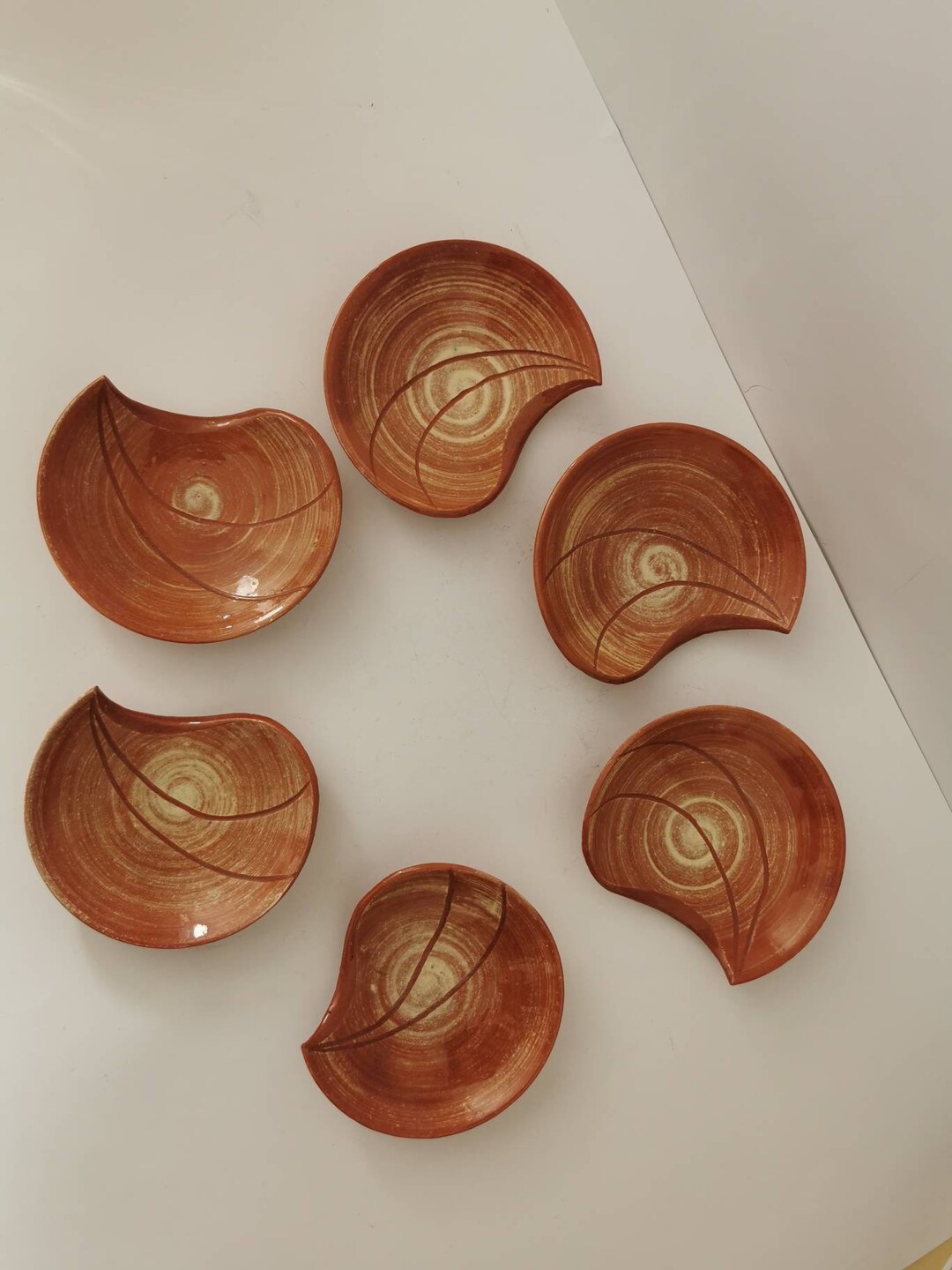 Ceramic Snack Bowls Handmade Hand-made Pottery Bowls Offering Bowls ...