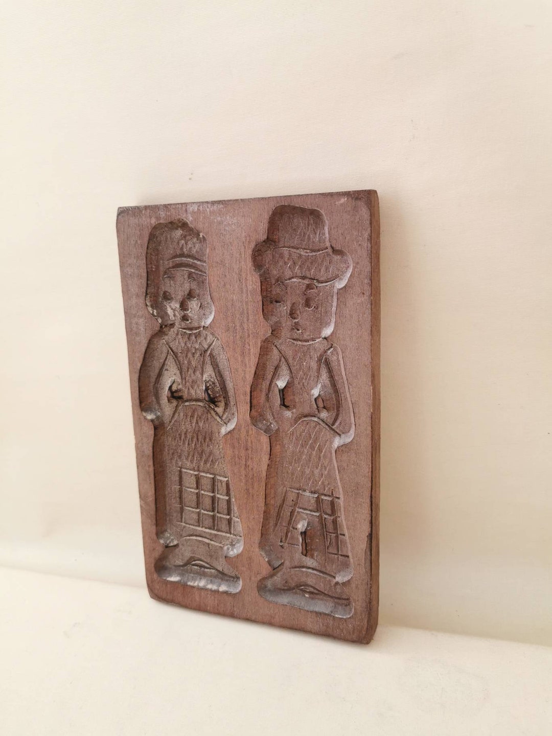 Vintage Baking Mold Speculoos Mold Springerle Wood 2 Motifs - Etsy
