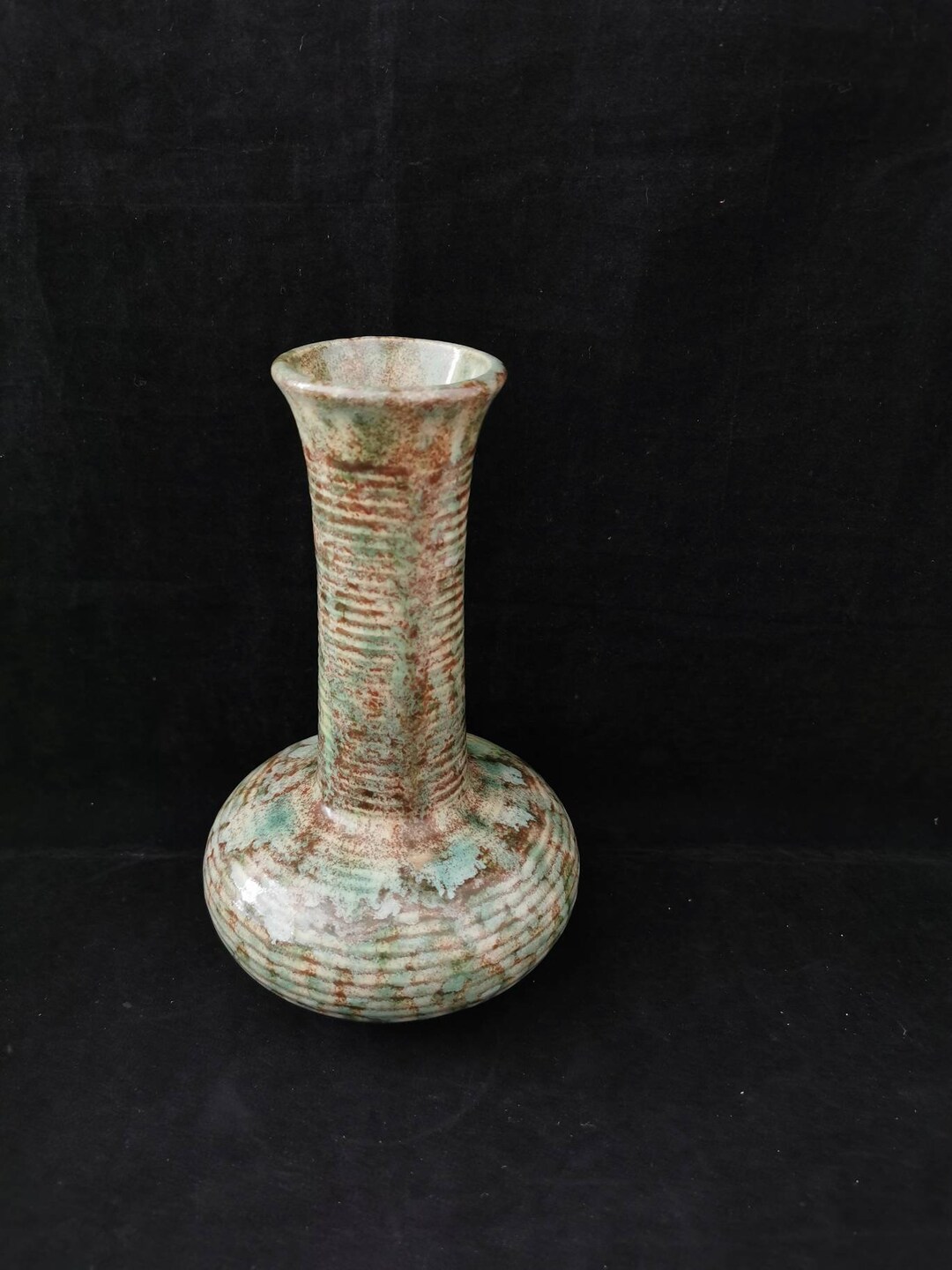 Jasba Ancient Vase Grooved Decor Art Deco Spray Decor Ceramics Germany ...