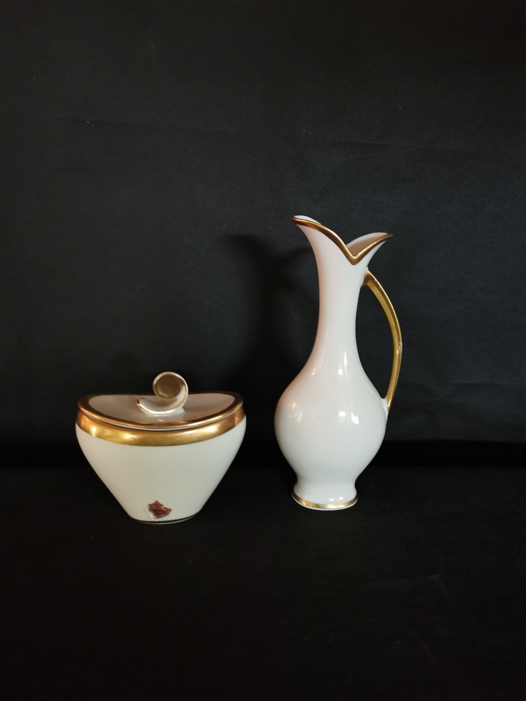 Super Beautiful Porcelain Set Alka Kunst & Händel Lidded Jar Vase ...