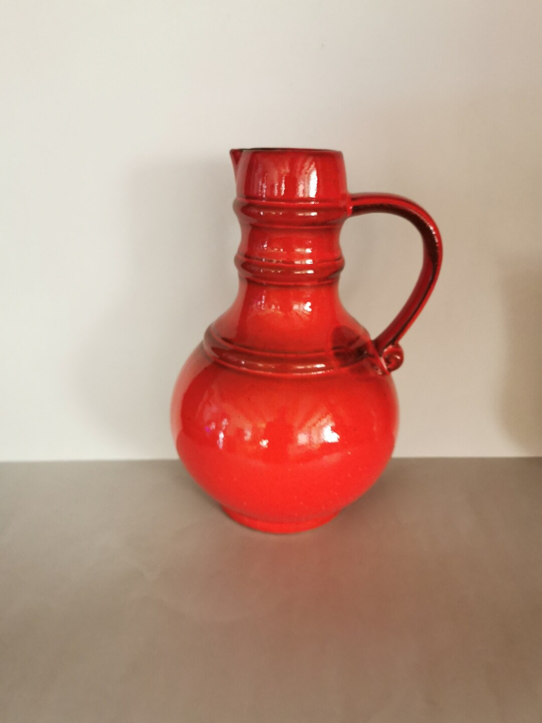 Ceramic Vase 70s Stoneware Vase Wonderful Retro Ceramic Vase 60s Model ...