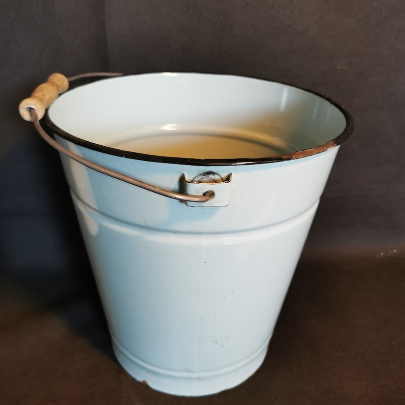 Enamel Bucket - Etsy