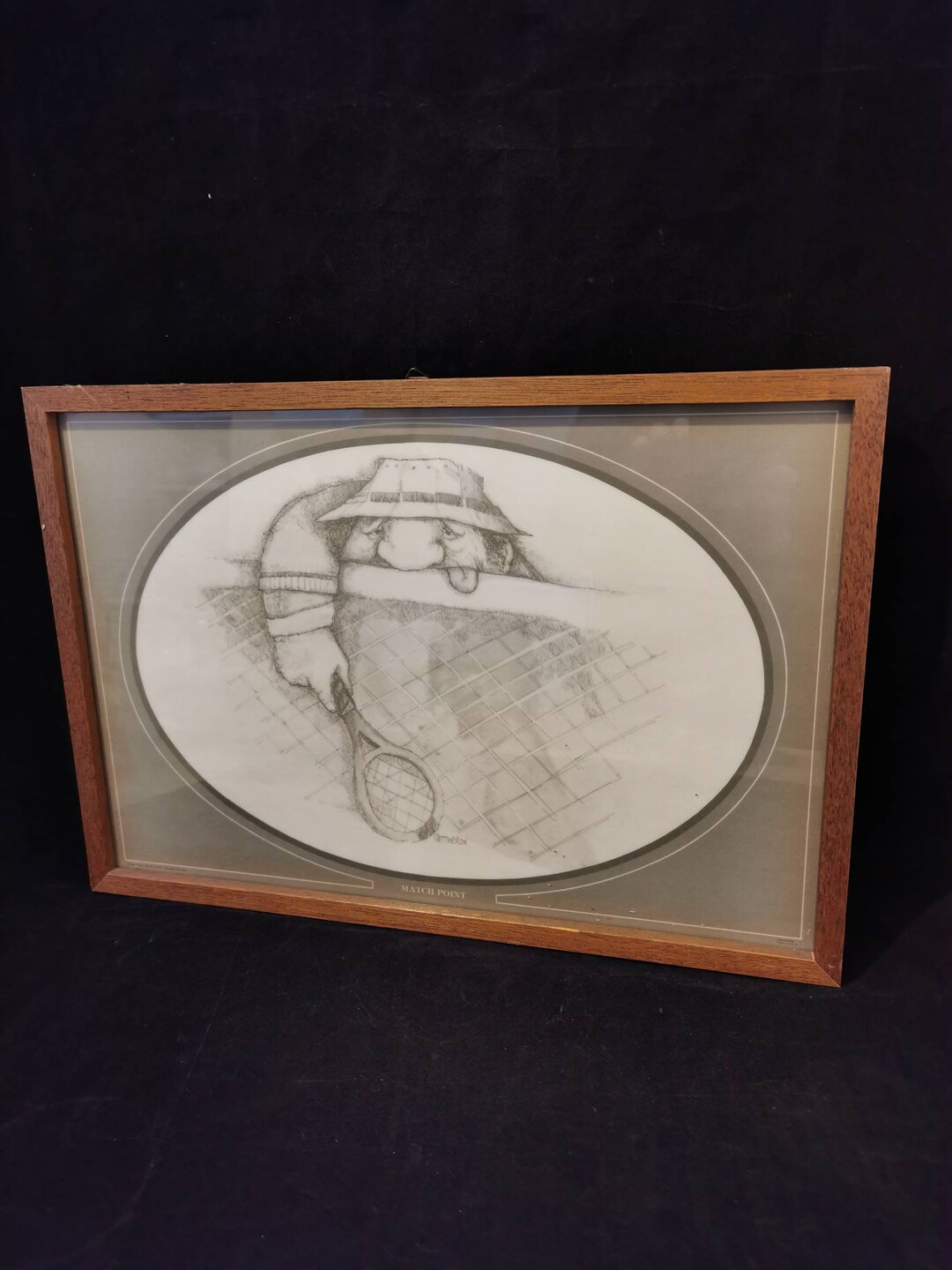 Gary Patterson Tennis Vintage Print 30cm X 45cm Wall Art - Etsy