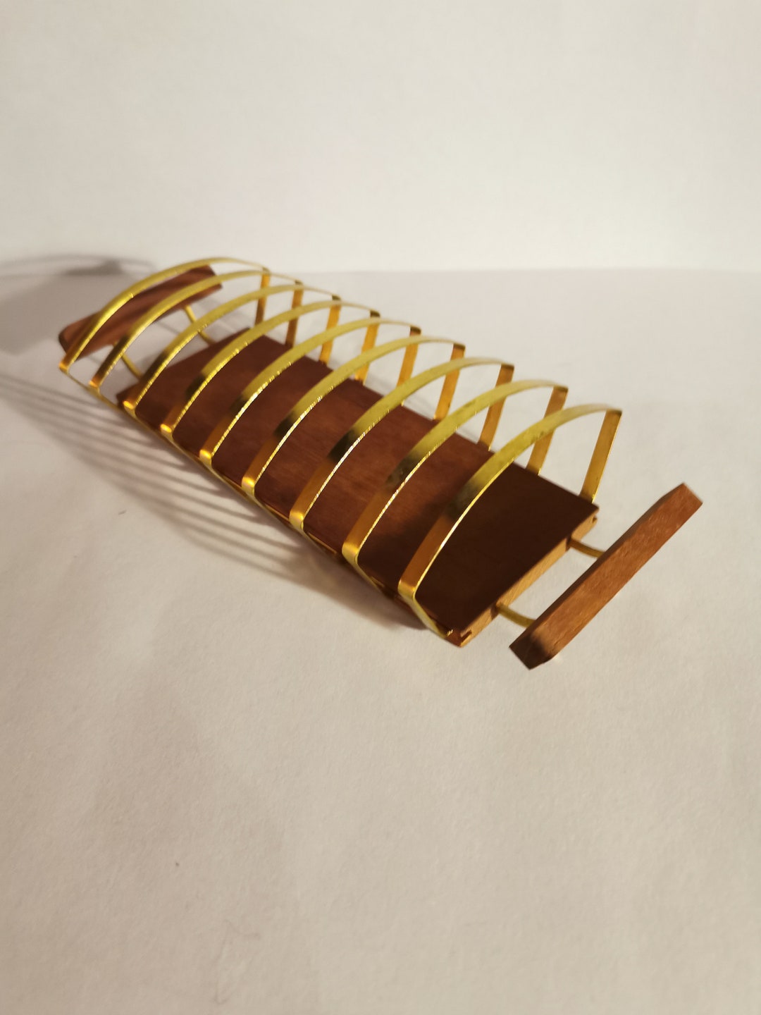 Vintage Toast Holder Toast Postcard Holder Letter Holder Teak 60s ...