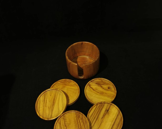 Olive Wood Coasters - Etsy