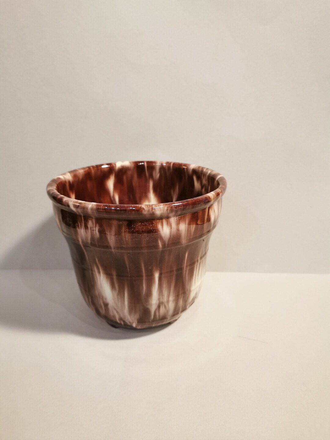 40s Flowerpot Planter Ceramic West Germany Jasba 1970 Vintage Pot West ...
