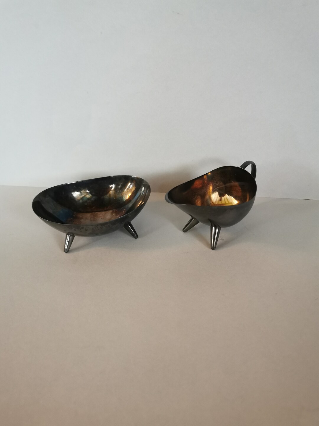 WMF Vintage Milk Jug and Sugar Bowl Kurt Mayer Shabby 1953 - Etsy