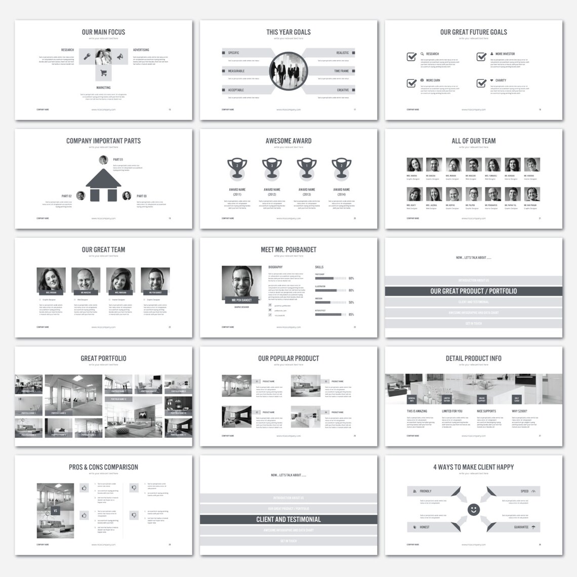 Perfect POWERPOINT Template - Etsy