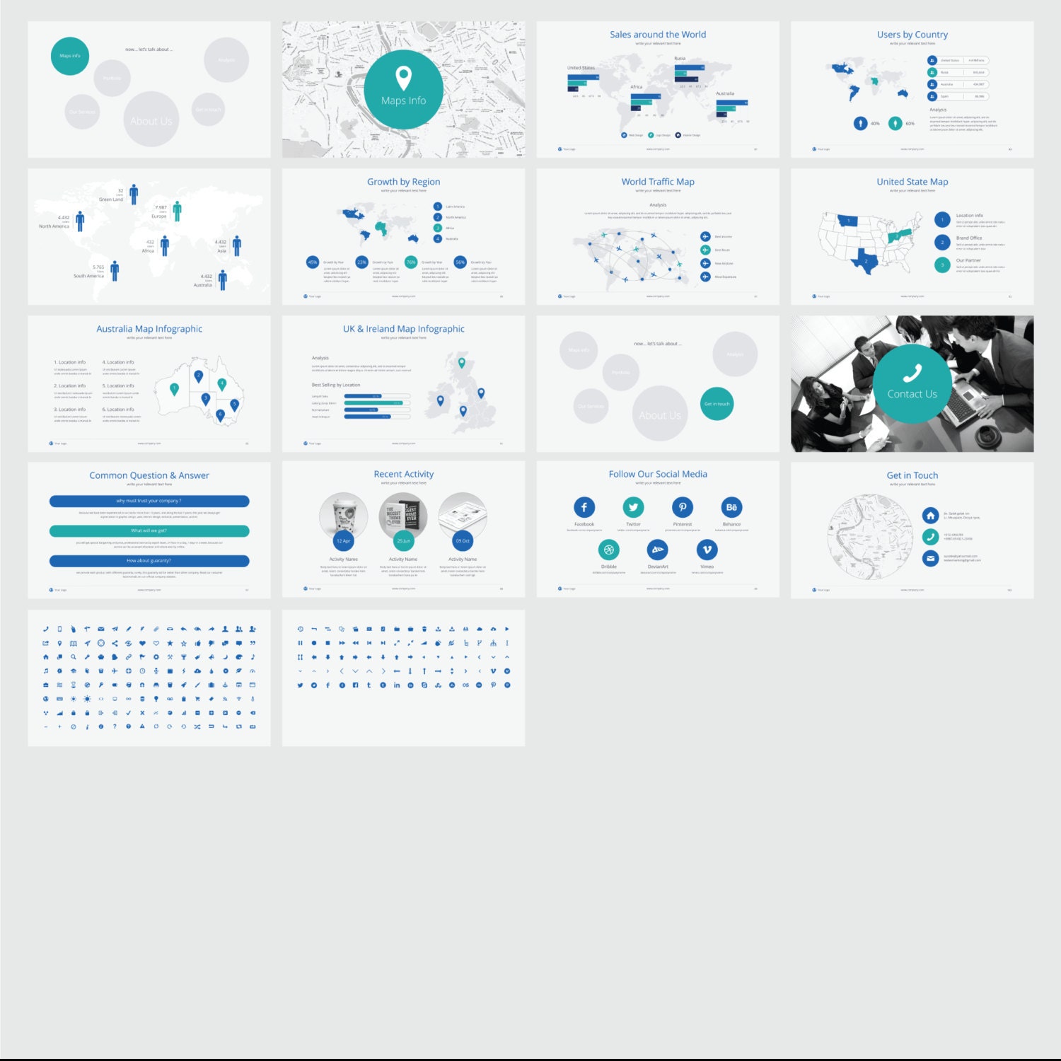 Wonderful POWERPOINT Template | Etsy