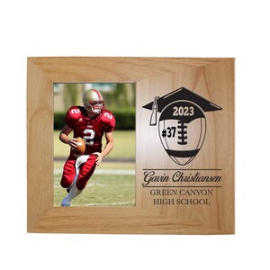 Personalized Football Graduation Frame Football Graduation - Etsy