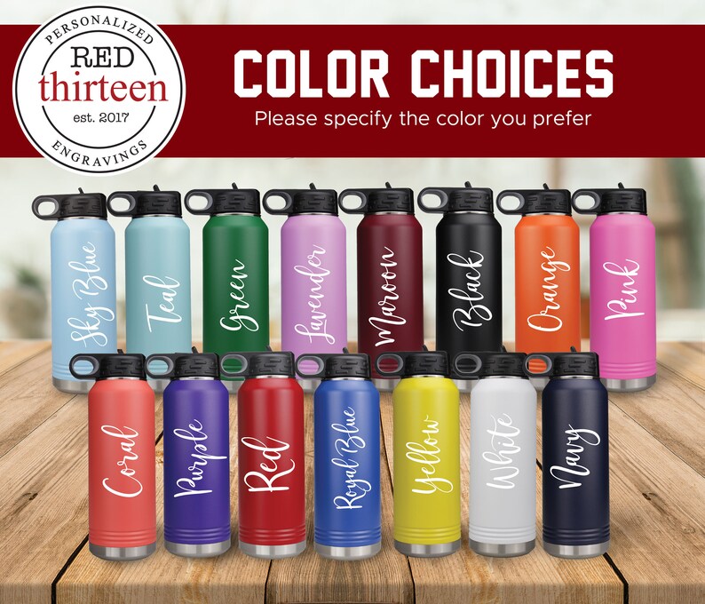 Personalized Track and Field 32 Oz. Water Bottle Track and | Etsy