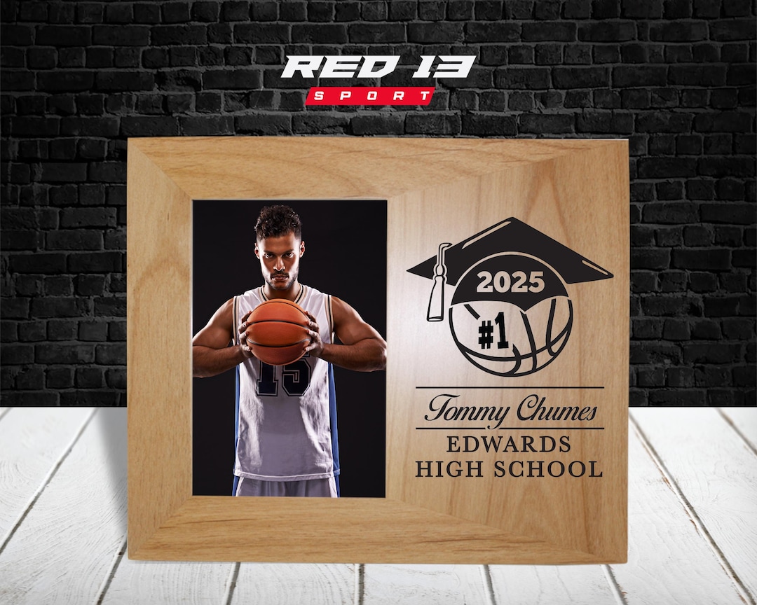 Custom Basketball Graduation Frame, Personalized Graduation Picture ...