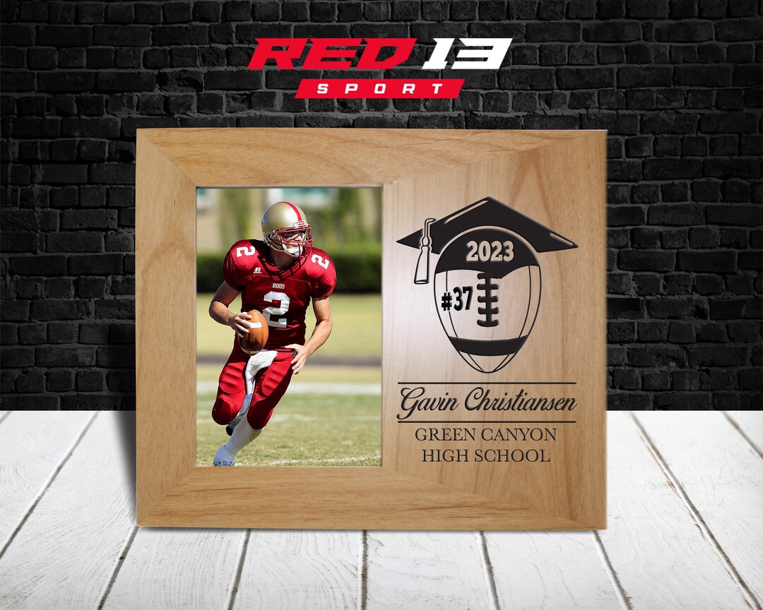 Personalized Football Graduation Frame Football Graduation - Etsy