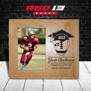 Personalized Football Graduation Frame Football Graduation - Etsy