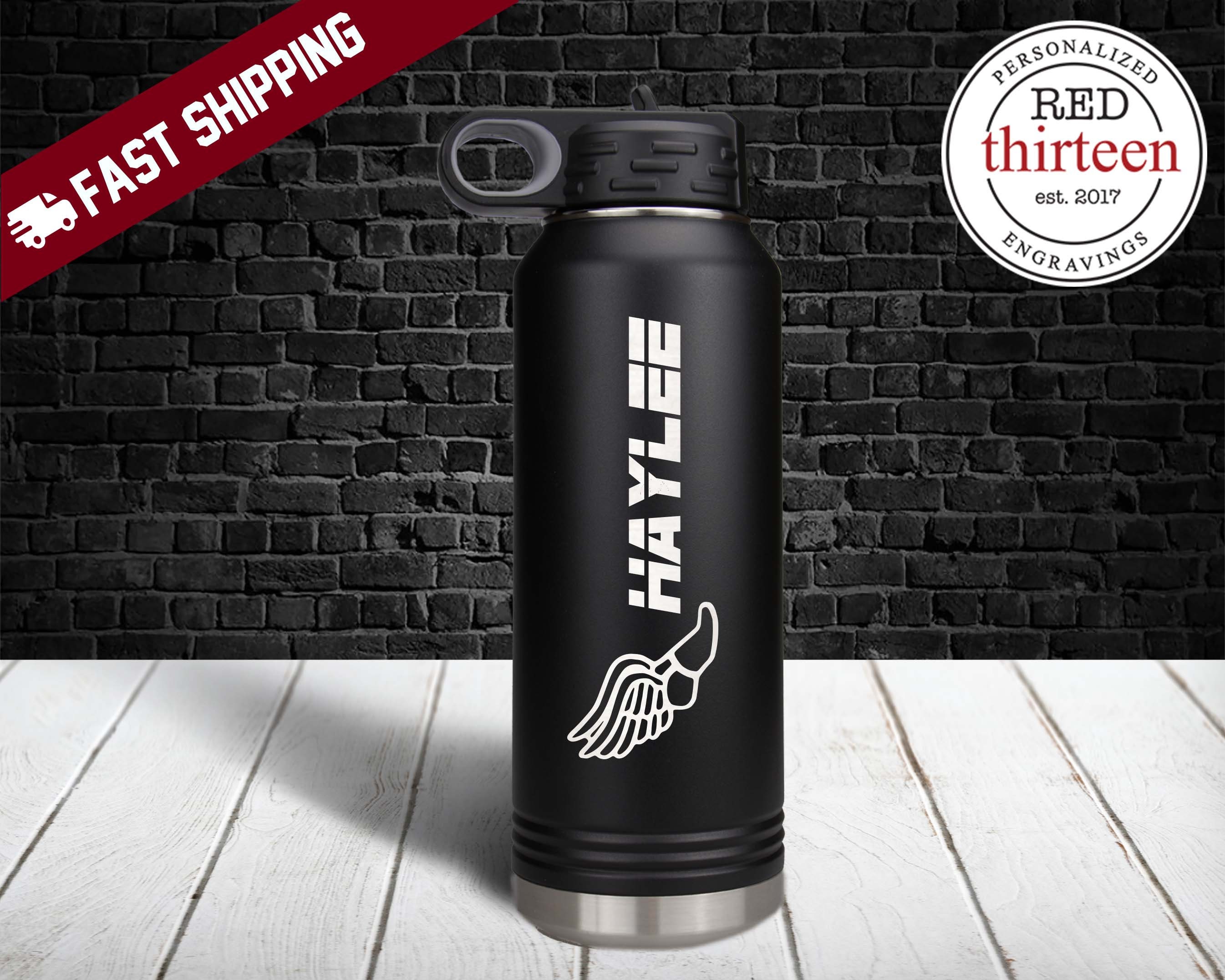 Personalized Track and Field 32 Oz. Water Bottle Track and | Etsy