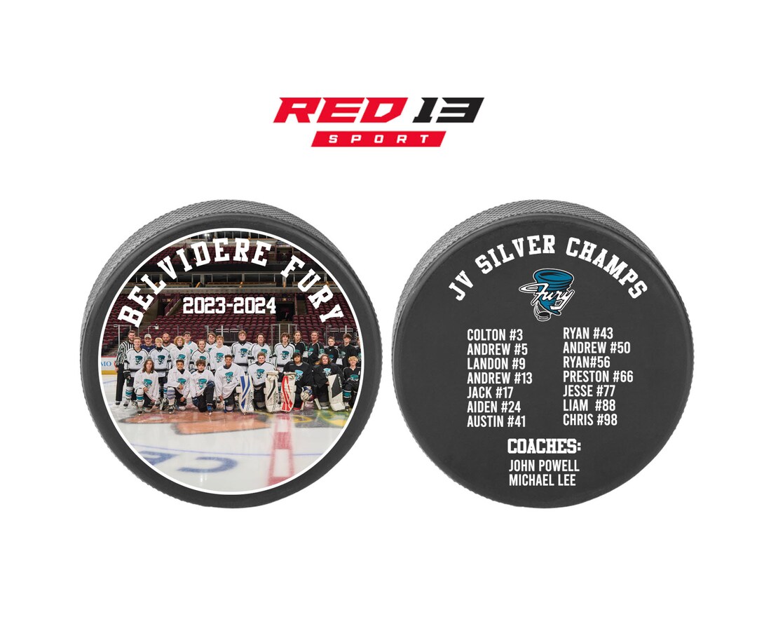 Personalized UV Printed Hockey Team Puck, Custom Award Puck, Hockey ...