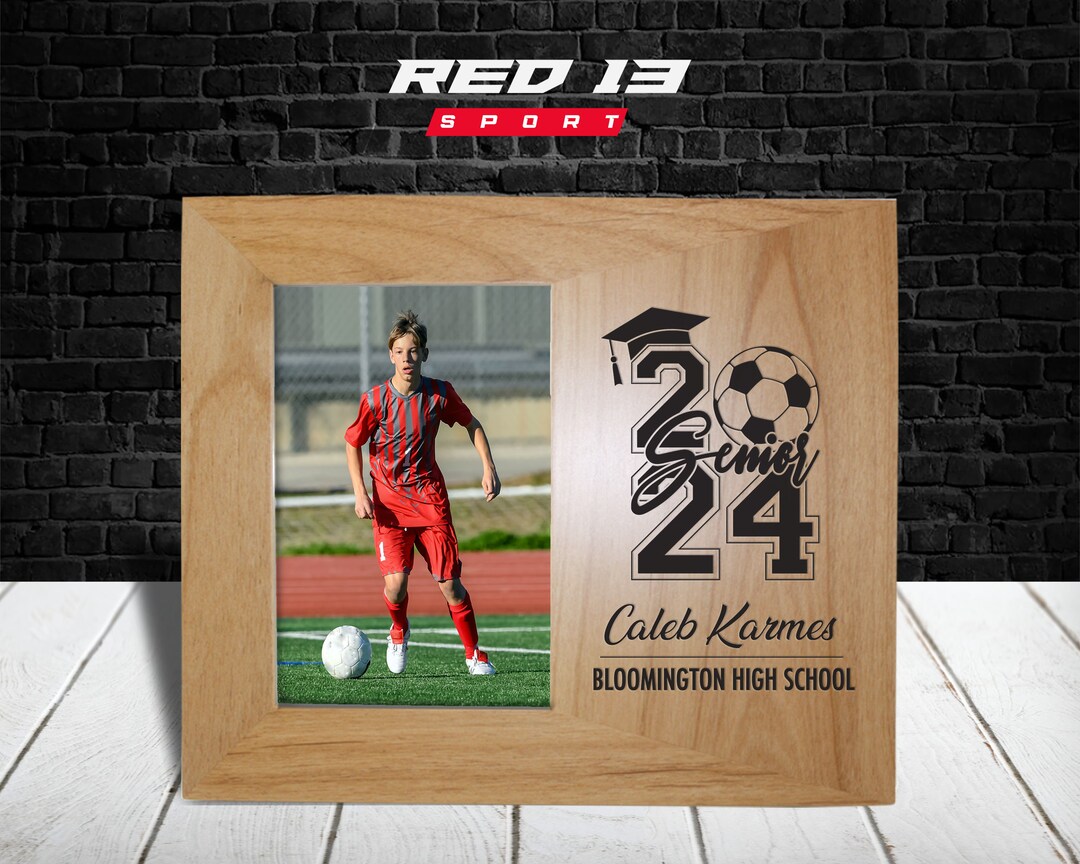 Personalized Soccer Graduation Frame, Class of 2024 Soccer Gift, Gift ...