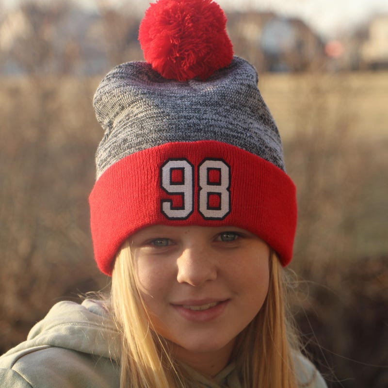 Custom Beanie Pom Number - Etsy