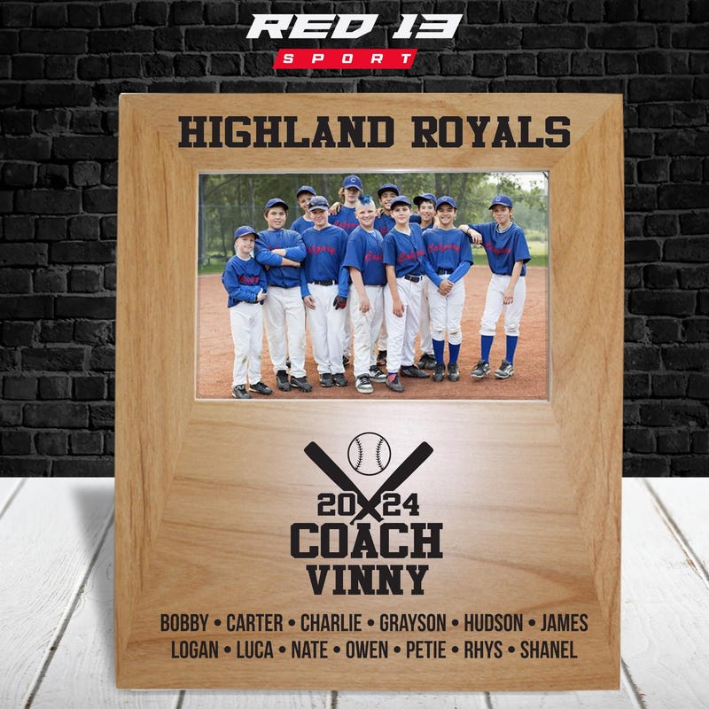 Baseball Coach Frame - Etsy