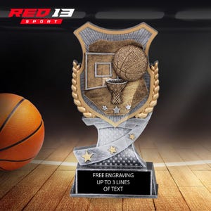 Personalized Basketball Trophy, Basketball Award, Youth Basketball ...