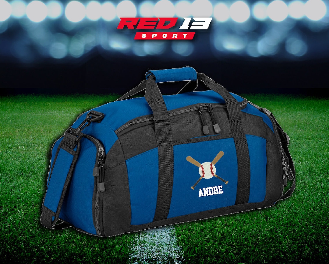 Personalized Baseball Duffel Bag, Embroidered Baseball Bag, Baseball ...